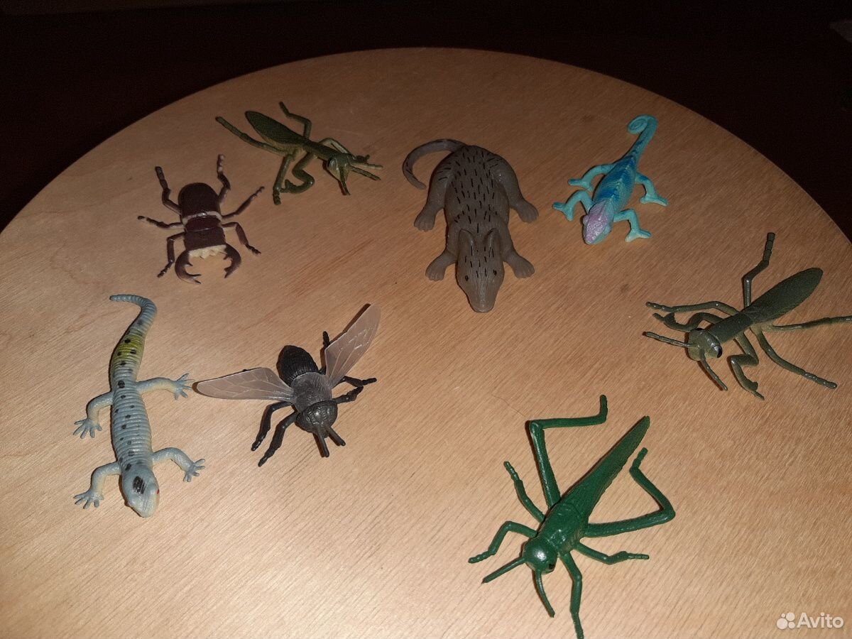 Фигурки животных пластмассовые для аквариума терра