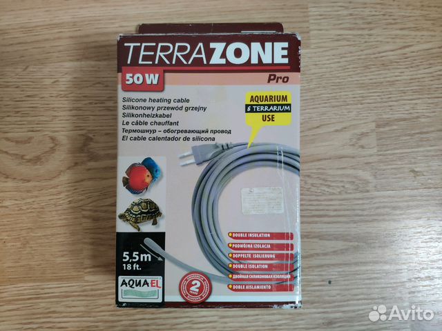 Aquael Термошнур TerraZone 50W, для аквариумов и т