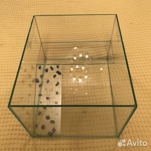 Террариум стеклянный с мостиком