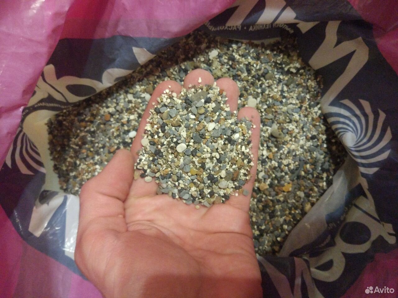 Грунт для аквариума - 2 типа, остатки